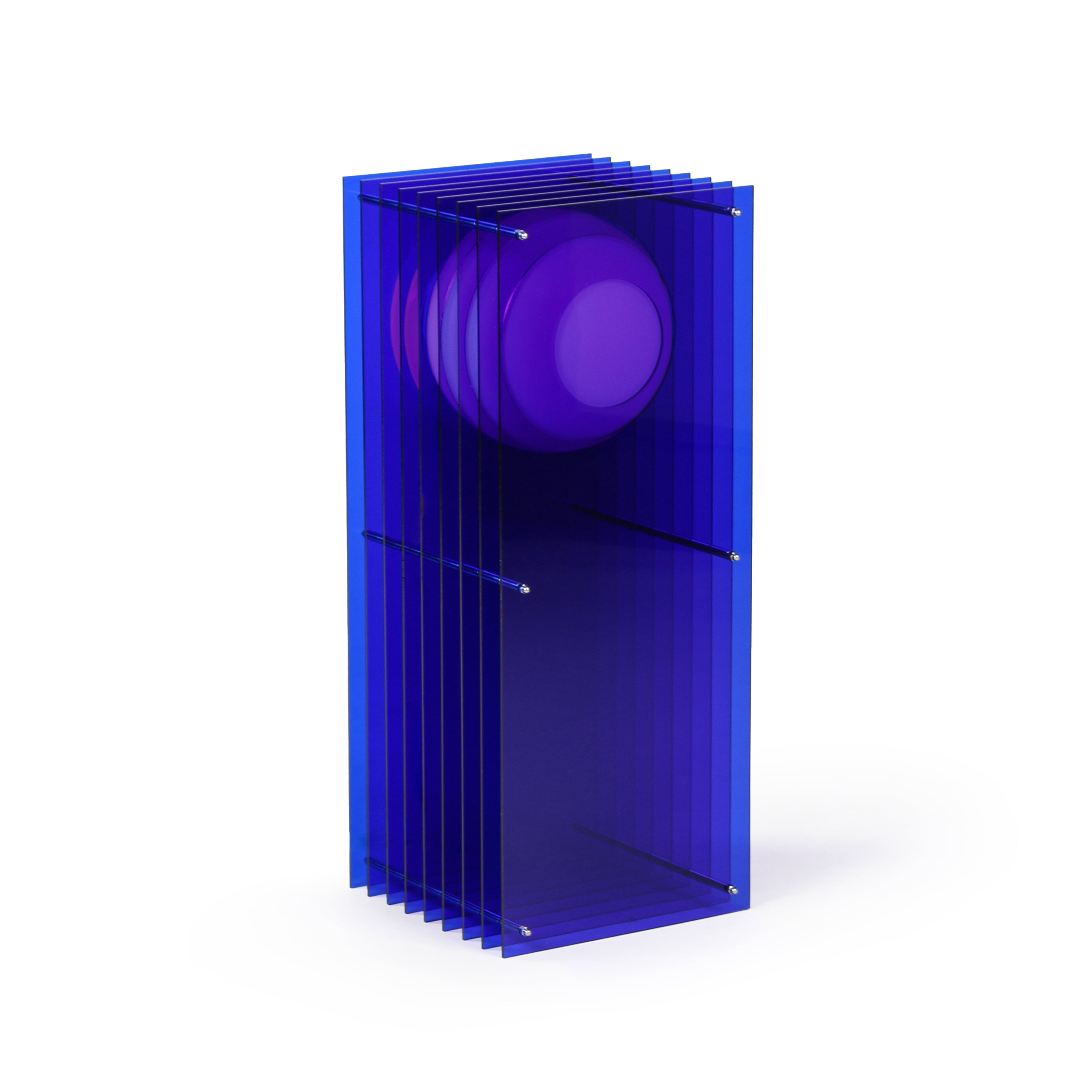 Lớp big rectangle in blue acrylic – BaNG eShop