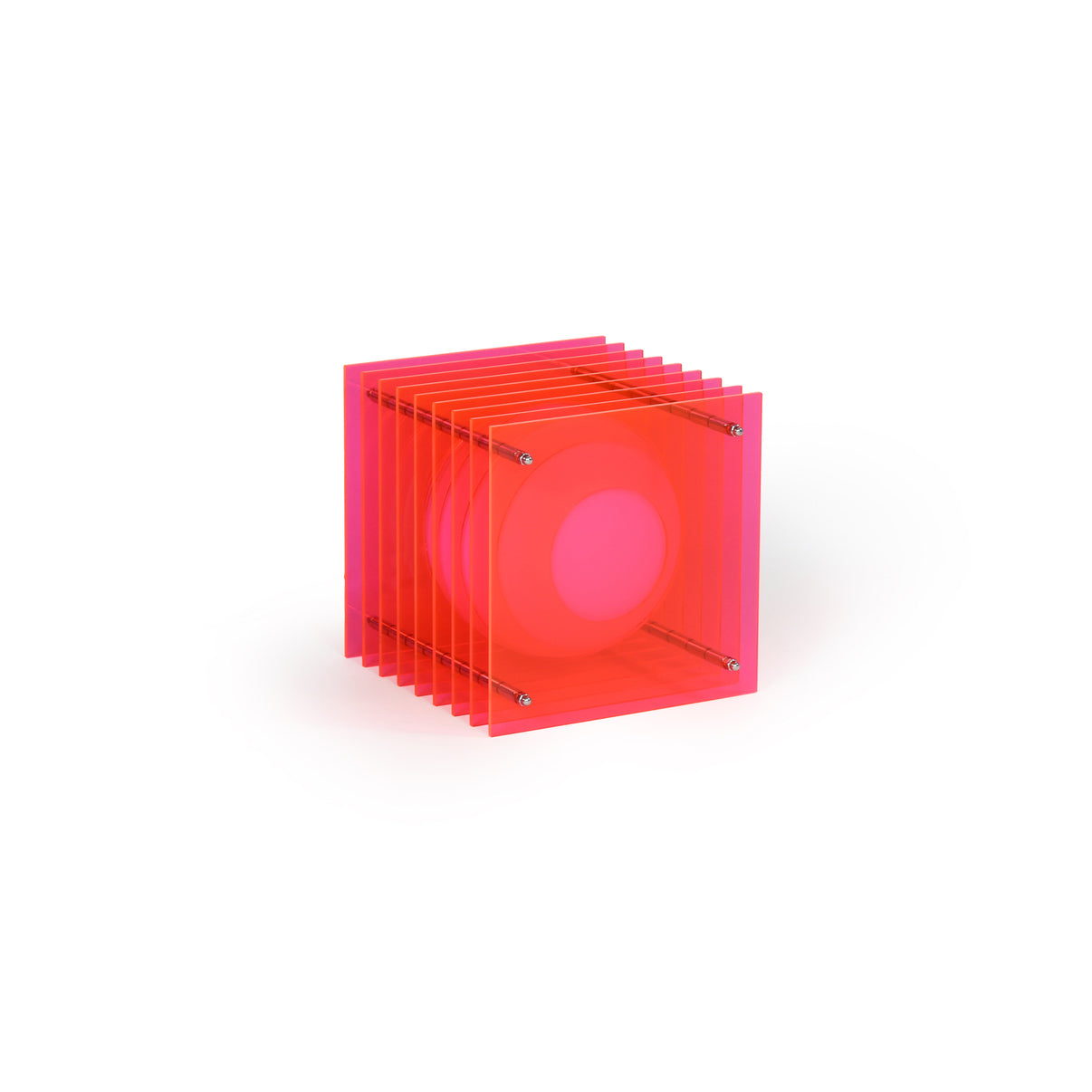 Lớp small square in electric pink acrylic – BaNG eShop