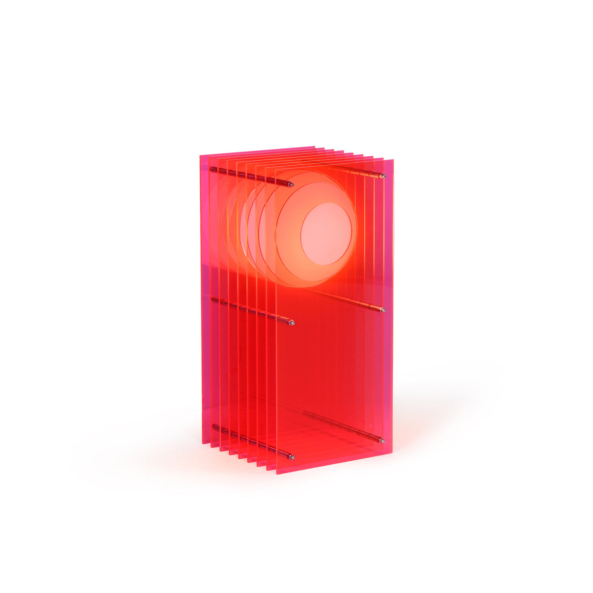 Lớp small rectangle in electric pink acrylic – BaNG eShop