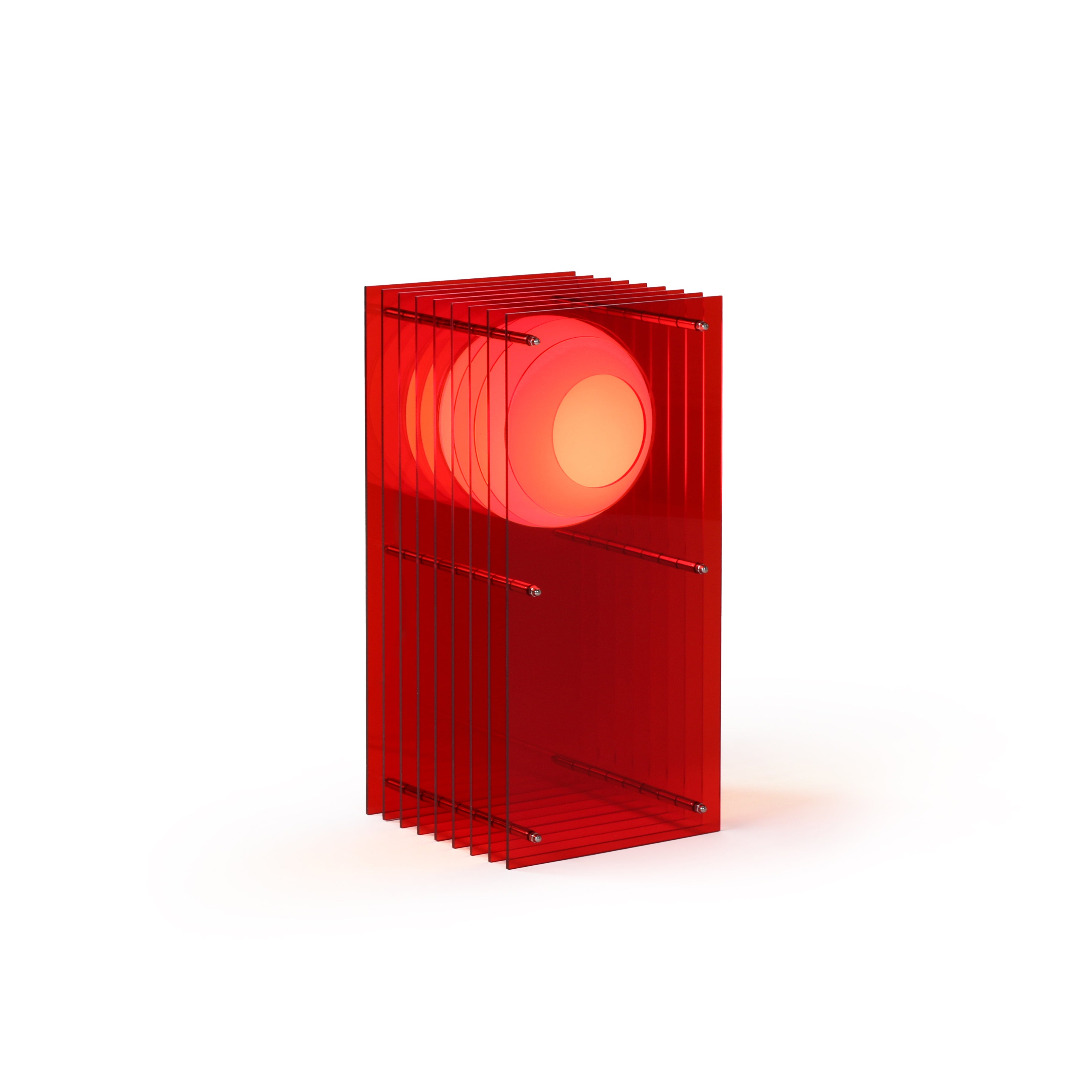 Lớp small rectangle in red acrylic – BaNG eShop