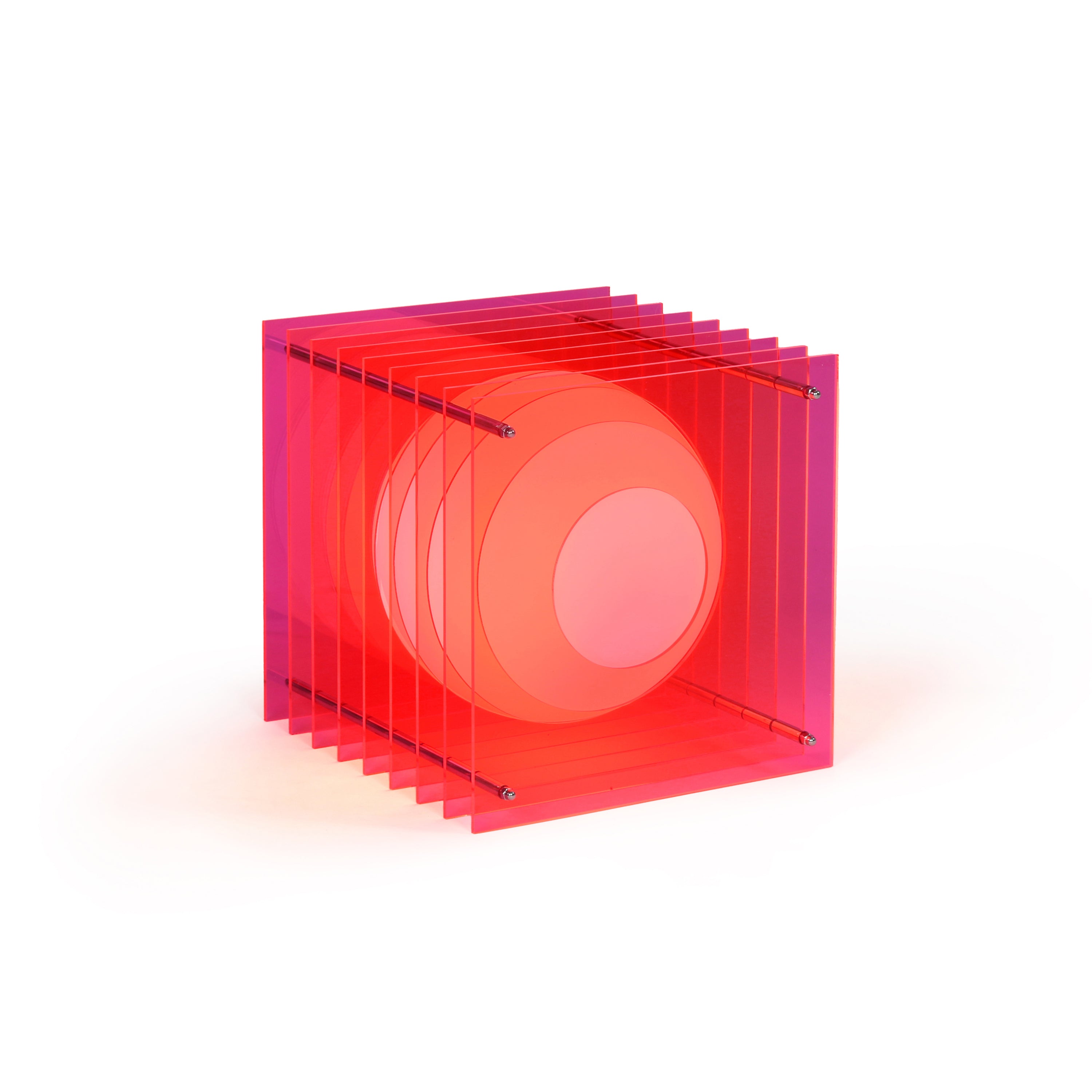 Lớp big square in electric pink acrylic – BaNG eShop